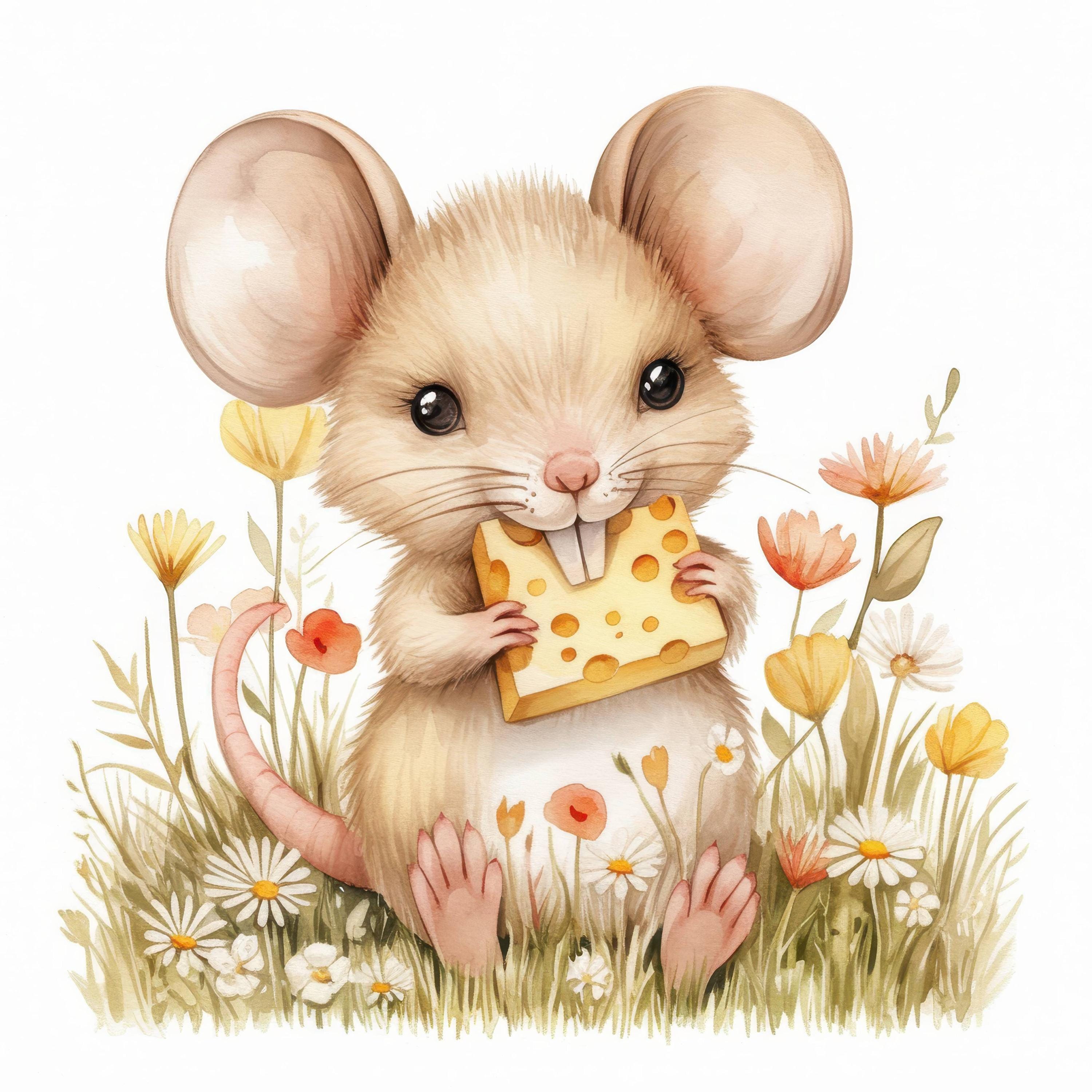 10 Woodland Mouse Family Clipart Bundle, Cute Mouse Illustration ...