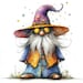 Frazzled Wizard Clip Art 12 High Res Watercolor Jpgs for Junk Journals ...
