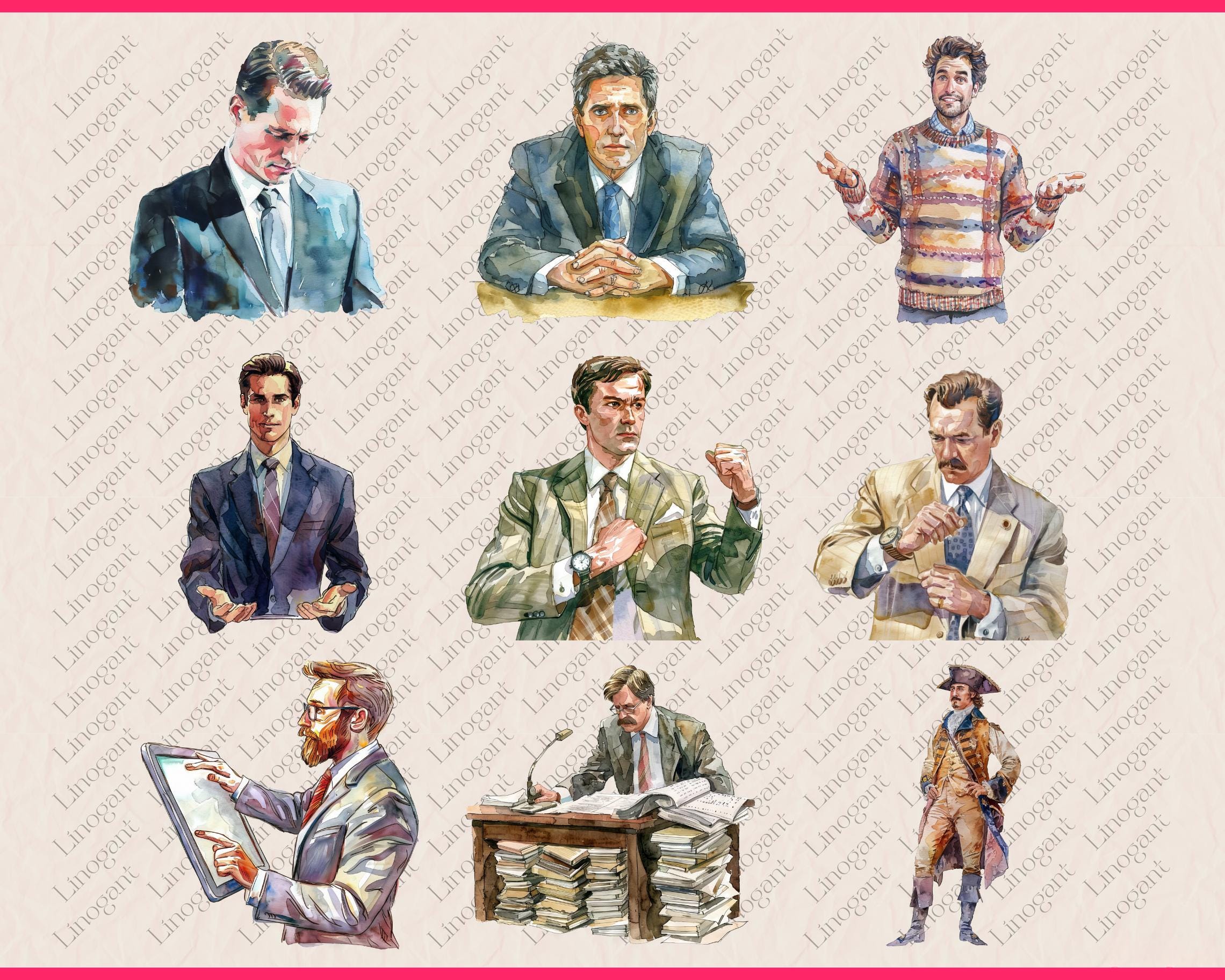 18 PNG Anchorman Clipart TV Presenter Clipart, Showman With Suit ...