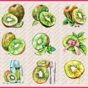 85 Kiwi Clipart | Desserts With Kiwi Tart, Ice Cream, Clipart ...