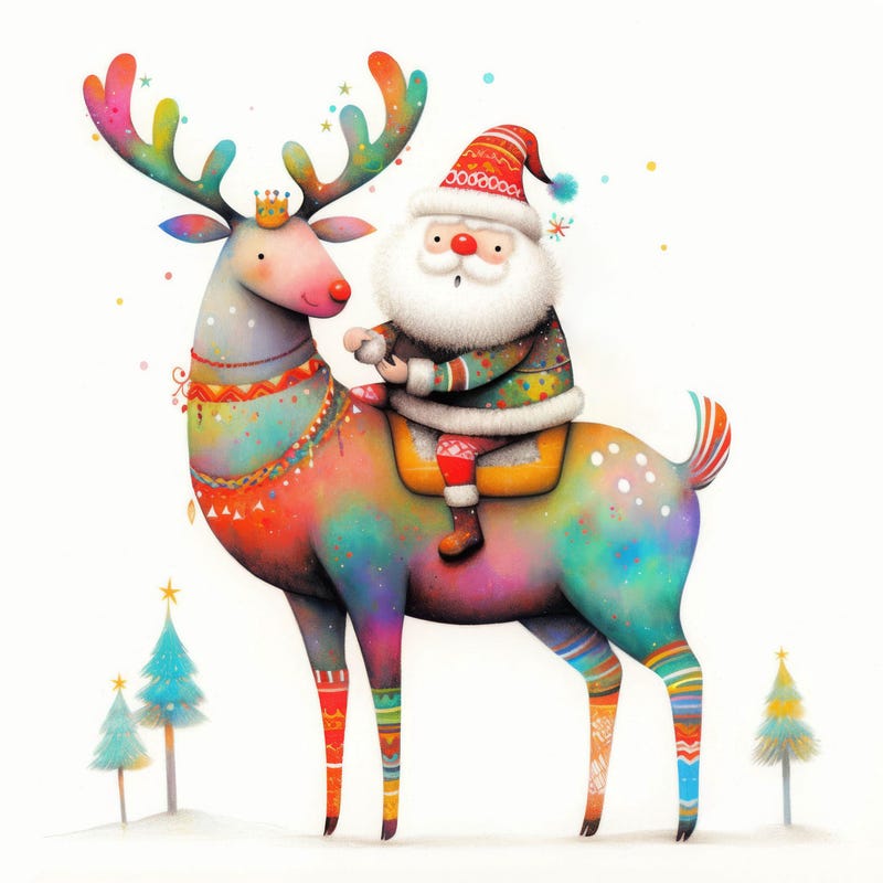 Reindeer Clip Art - Etsy