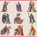 Watercolor Medieval Prince Clipart Bundle, Noble People History Clip ...