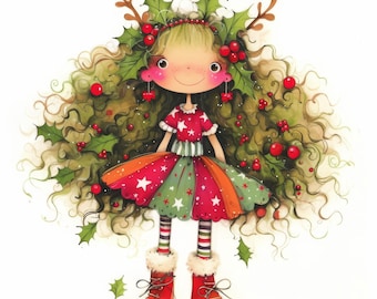 Frazzled Wizard Clip Art 12 High Res Watercolor Jpgs for Junk Journals ...