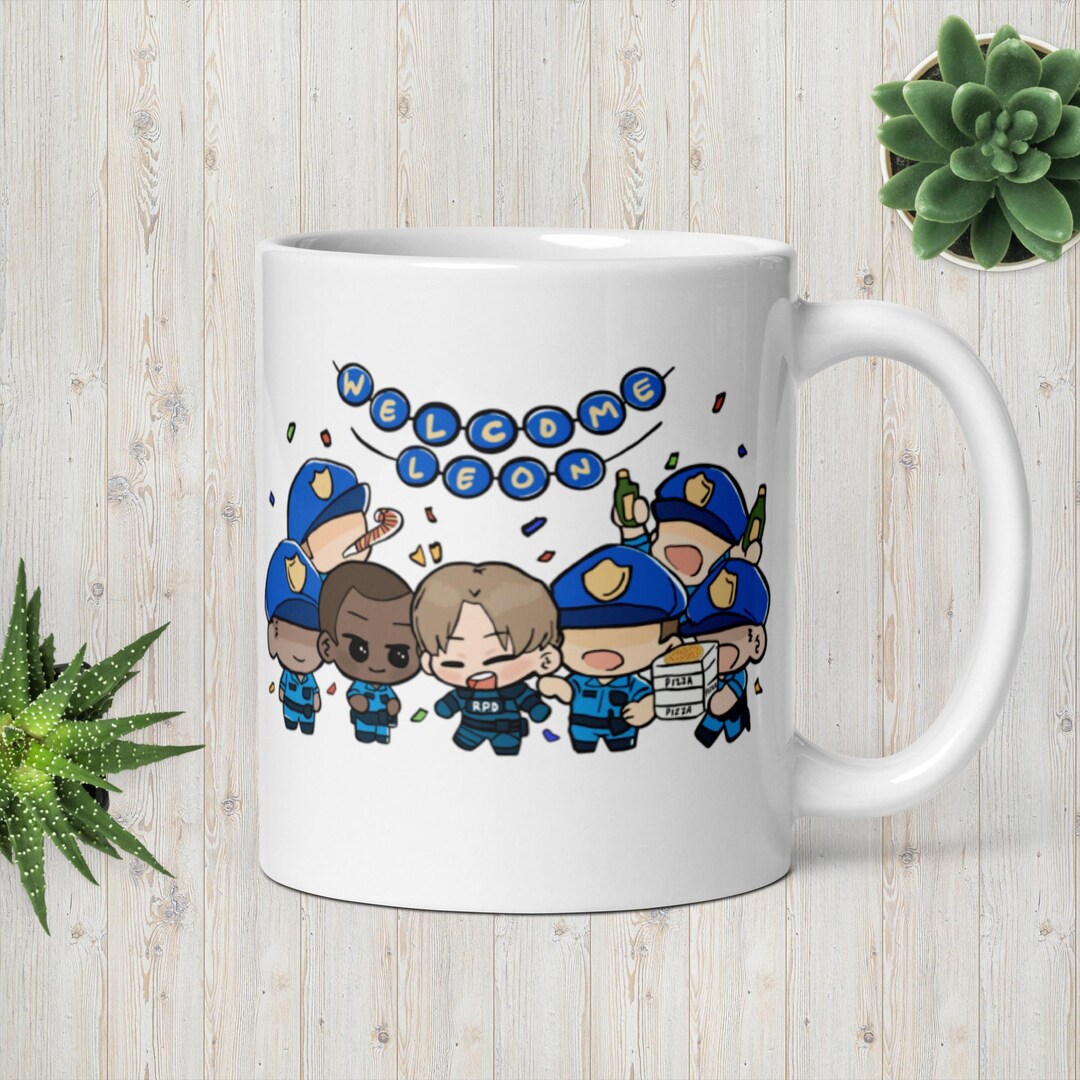 Resident Evil "welcome Leon" Inspired Mug: Leon's Rookie Day Welcome to ...
