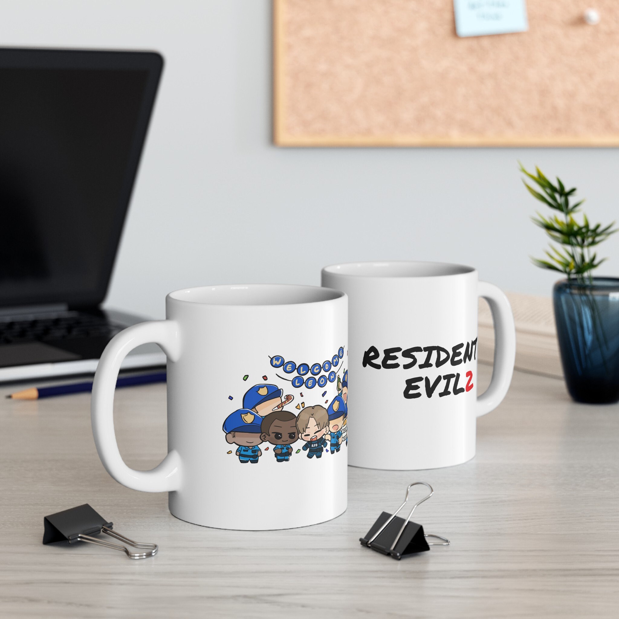 Resident Evil "welcome Leon" Inspired Mug: Leon's Rookie Day Welcome to ...