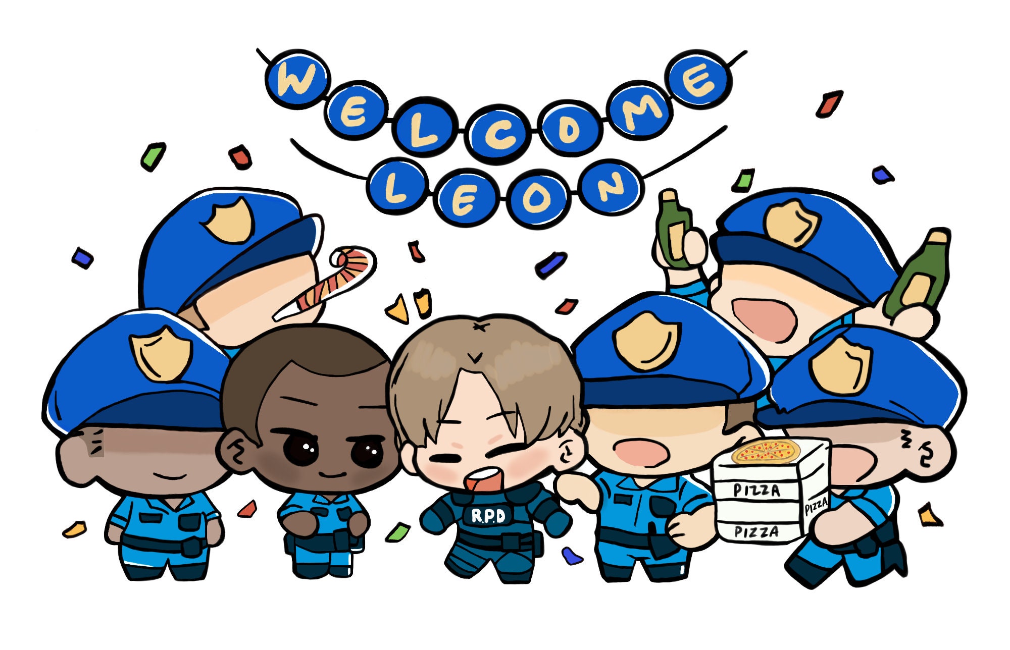 Resident Evil "welcome Leon" Inspired Mug: Leon's Rookie Day Welcome to ...