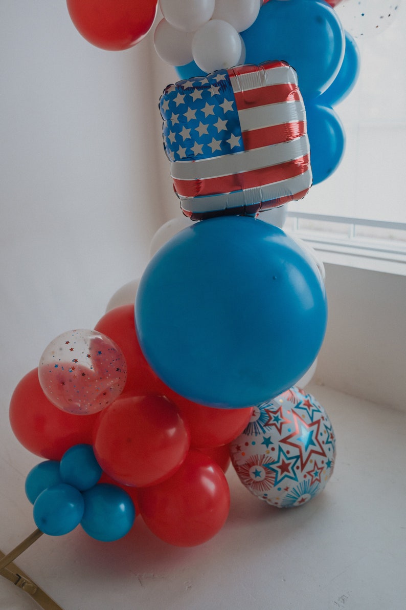 DIY Patriotic USA Balloon Arch Kit - Etsy