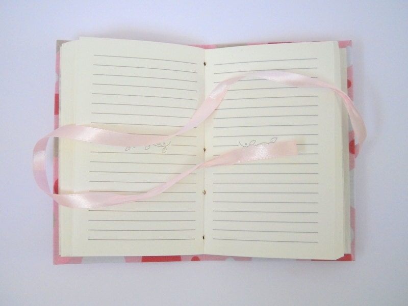 Pink Journal Notebook Diary Girls Journal Pink White Dotted Journal ...