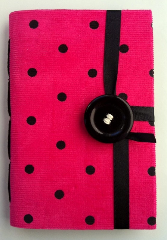 Pink Dots Journal Diary Notebook Writing Journal Black Dots Girl ...
