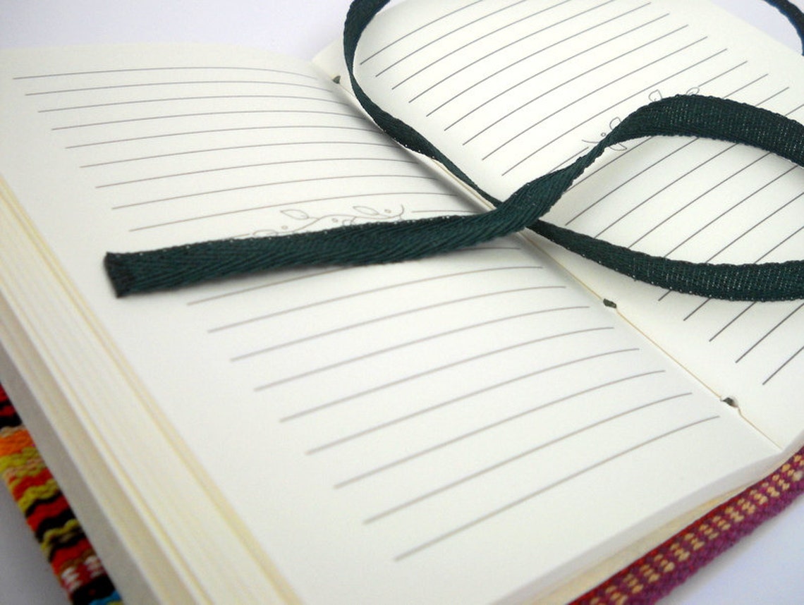 Stripes Journal Notebook Handmade Journal Blank Journal for Writing ...