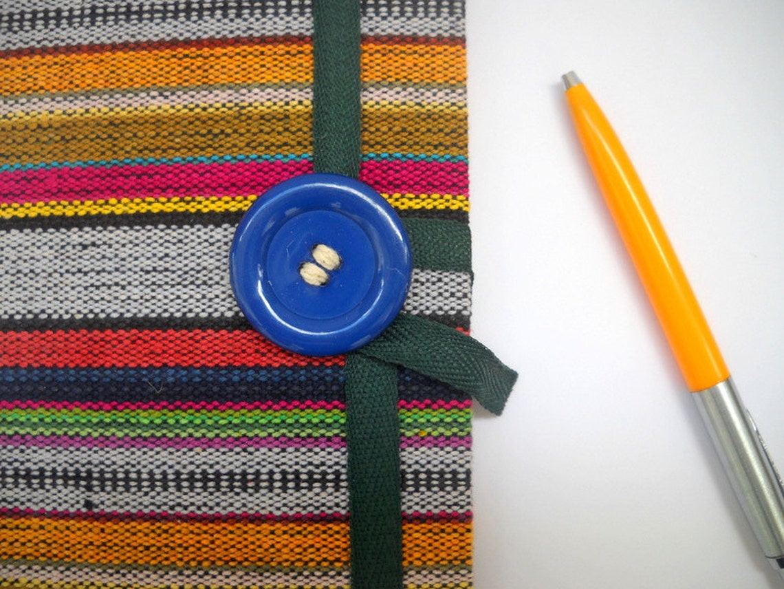 Colorful Grey Stripes Journal Notebook Diary Handmade Journals Blank ...