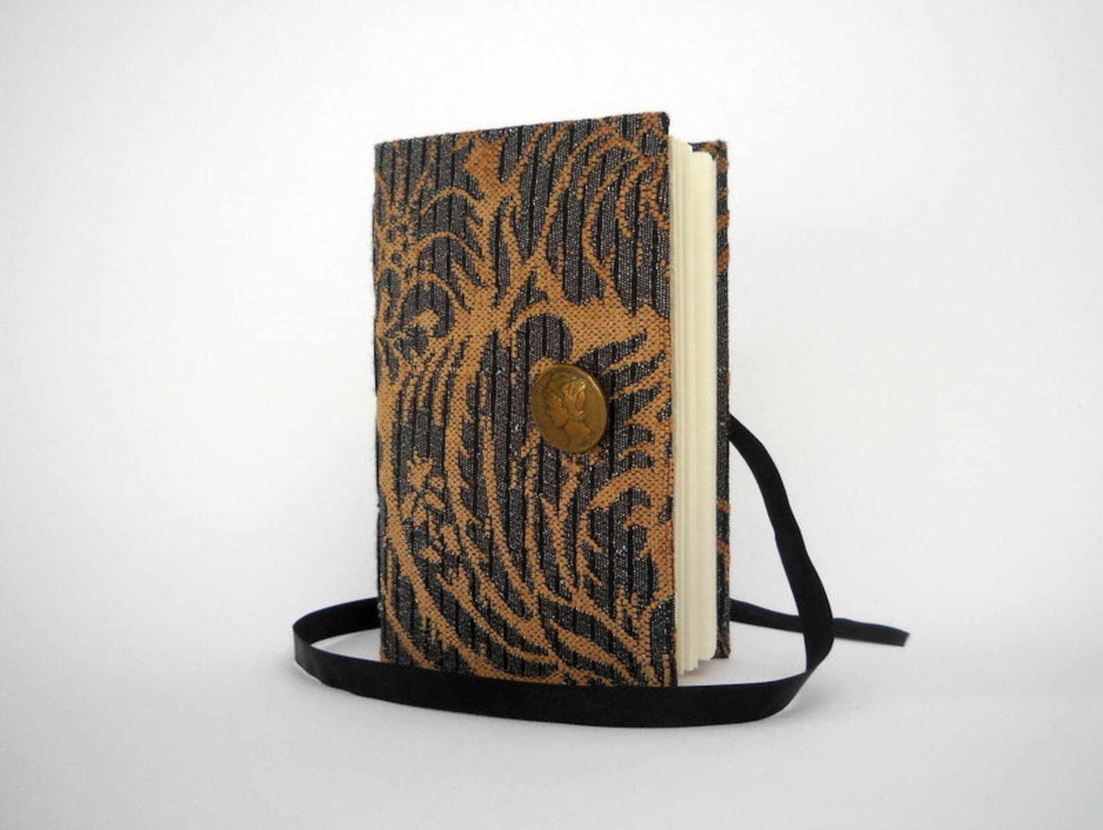 Handmade Writing Journal Notebook With Blank Paper Textured Leaves ...