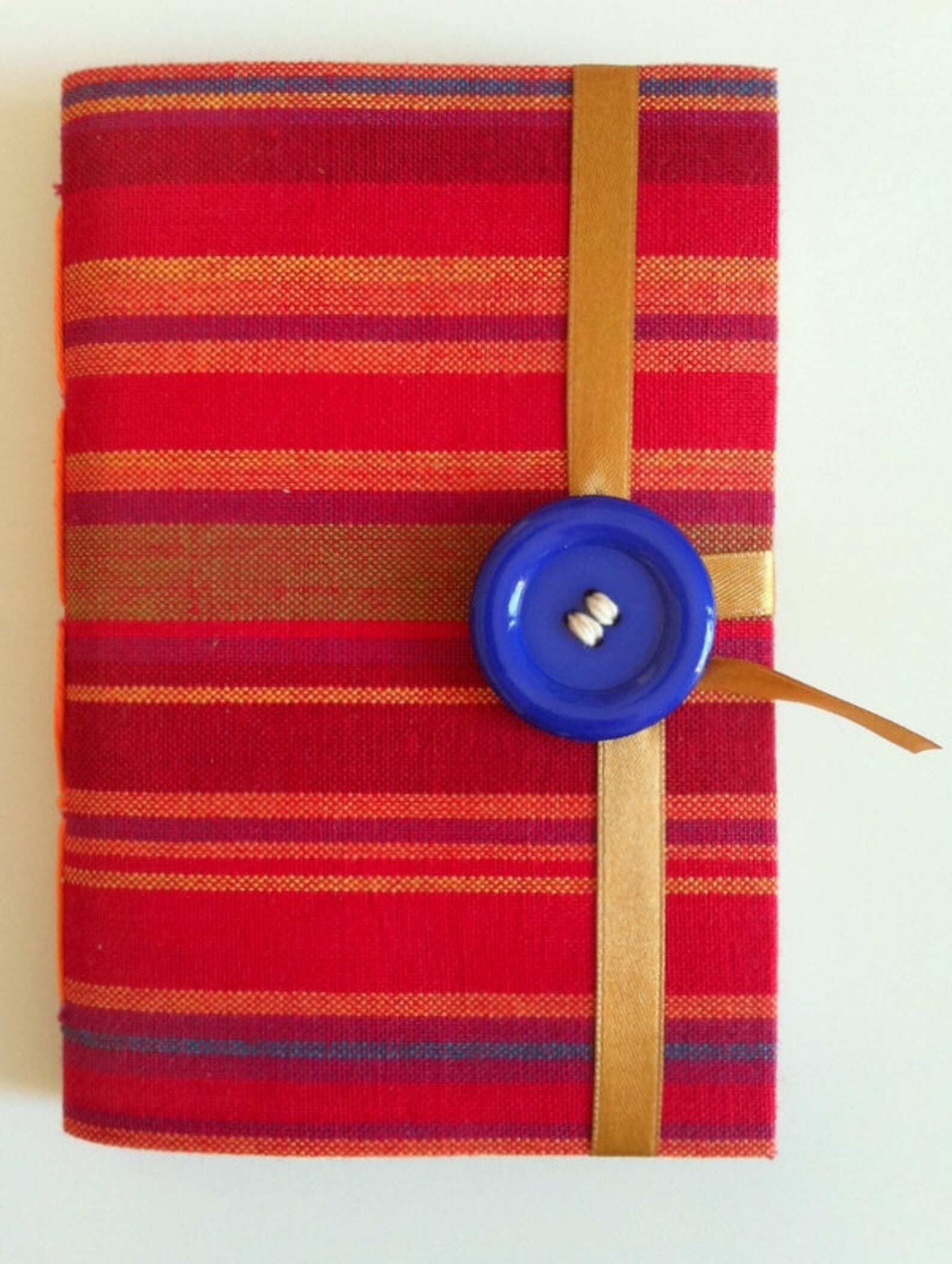 Red Journal Notebook Diary Stripes Handmade Journals Unlined Journal ...