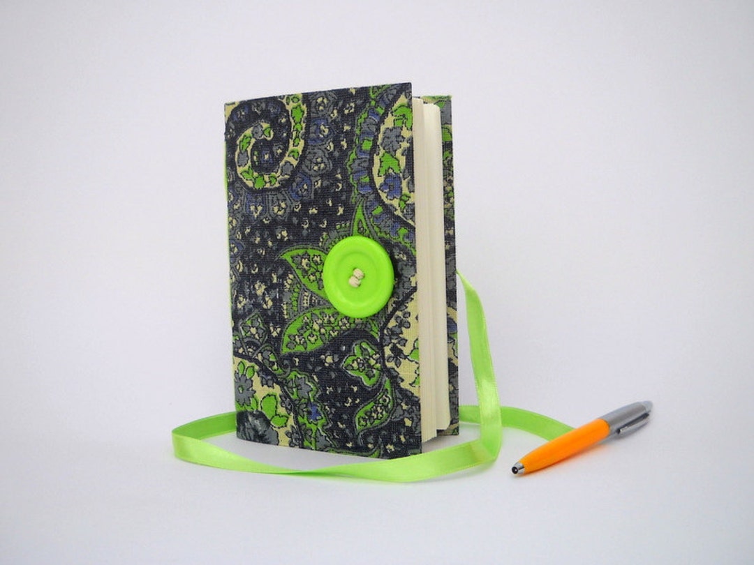 Blue Green Journal Diary Notebook Lined Writing Journal Blue Paisley ...