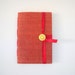 Red Journal Notebook Handmade Journal Blank Journal Brown Red Journal ...