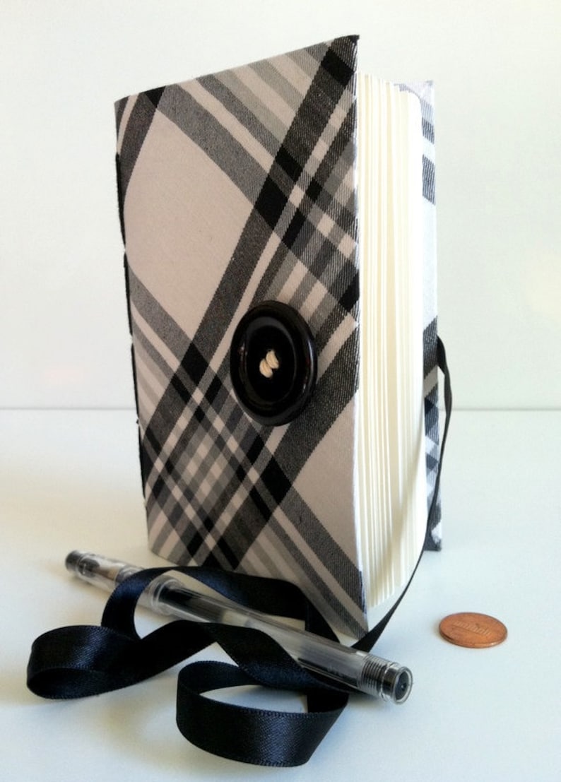 Stripes Journal Notebook Diary Black and White Writing Journal - Etsy