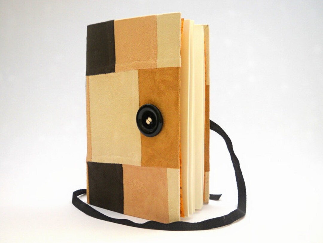 Quilt Cover Journal Hand Bound Blank\lined Paper for Writing. Suede ...