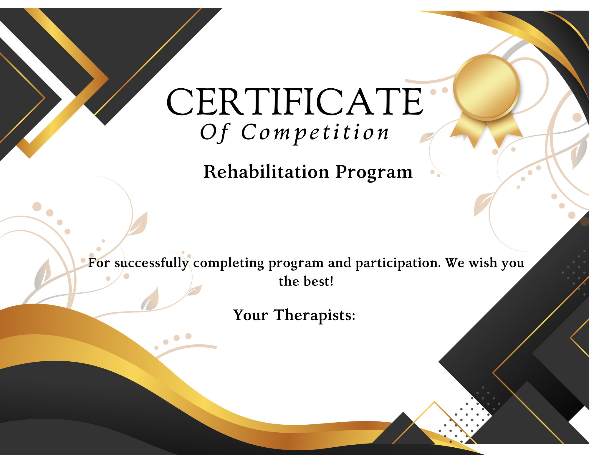 Therapy Graduation Template - Etsy