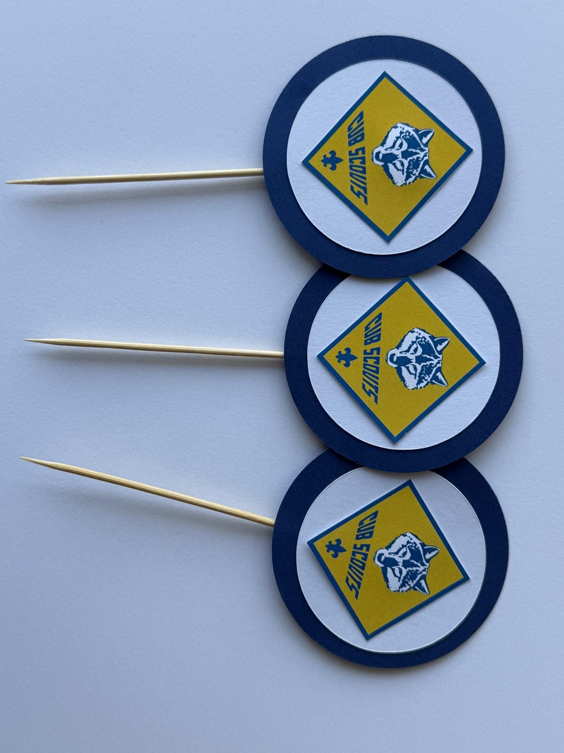 Cub Scout Cupcake Toppers - Etsy