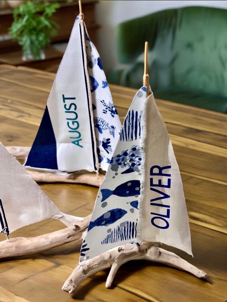 Custom Driftwood Sailboats Using Local Materials. Perfect for Nursery ...