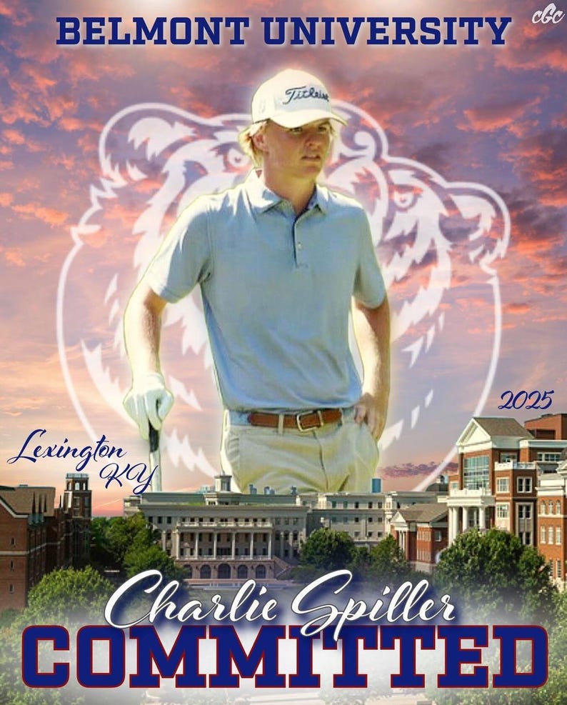 College Commitment Announcement Graphics - Etsy