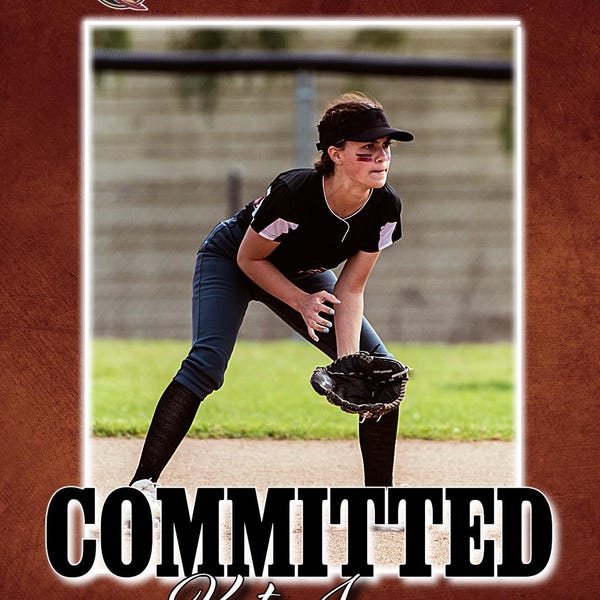 College Commitment Graphic - Etsy