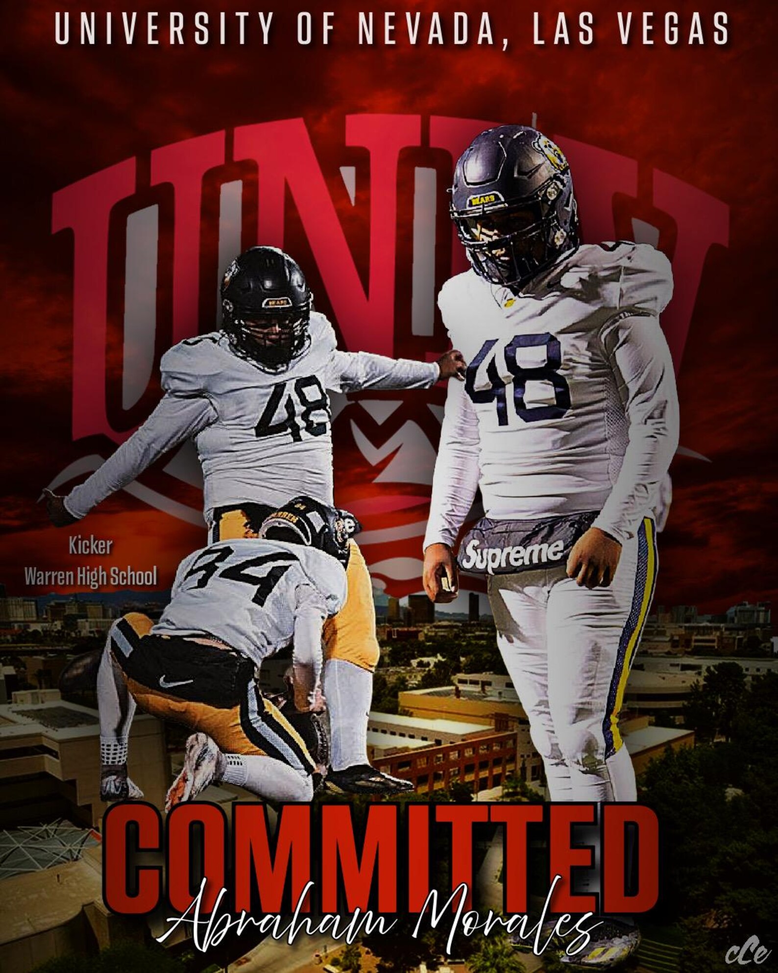 College Commitment Announcement Graphics - Etsy