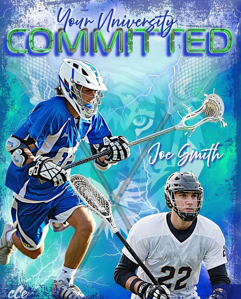 College Commitment Announcement Graphics - Etsy