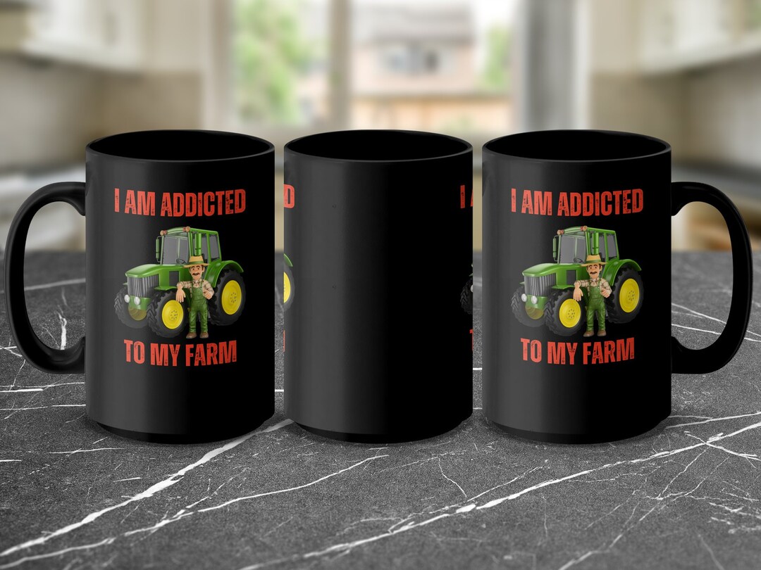 Farming Tractor Mug, Farm Life Coffee Cup, Farmer Gift, Country Life ...