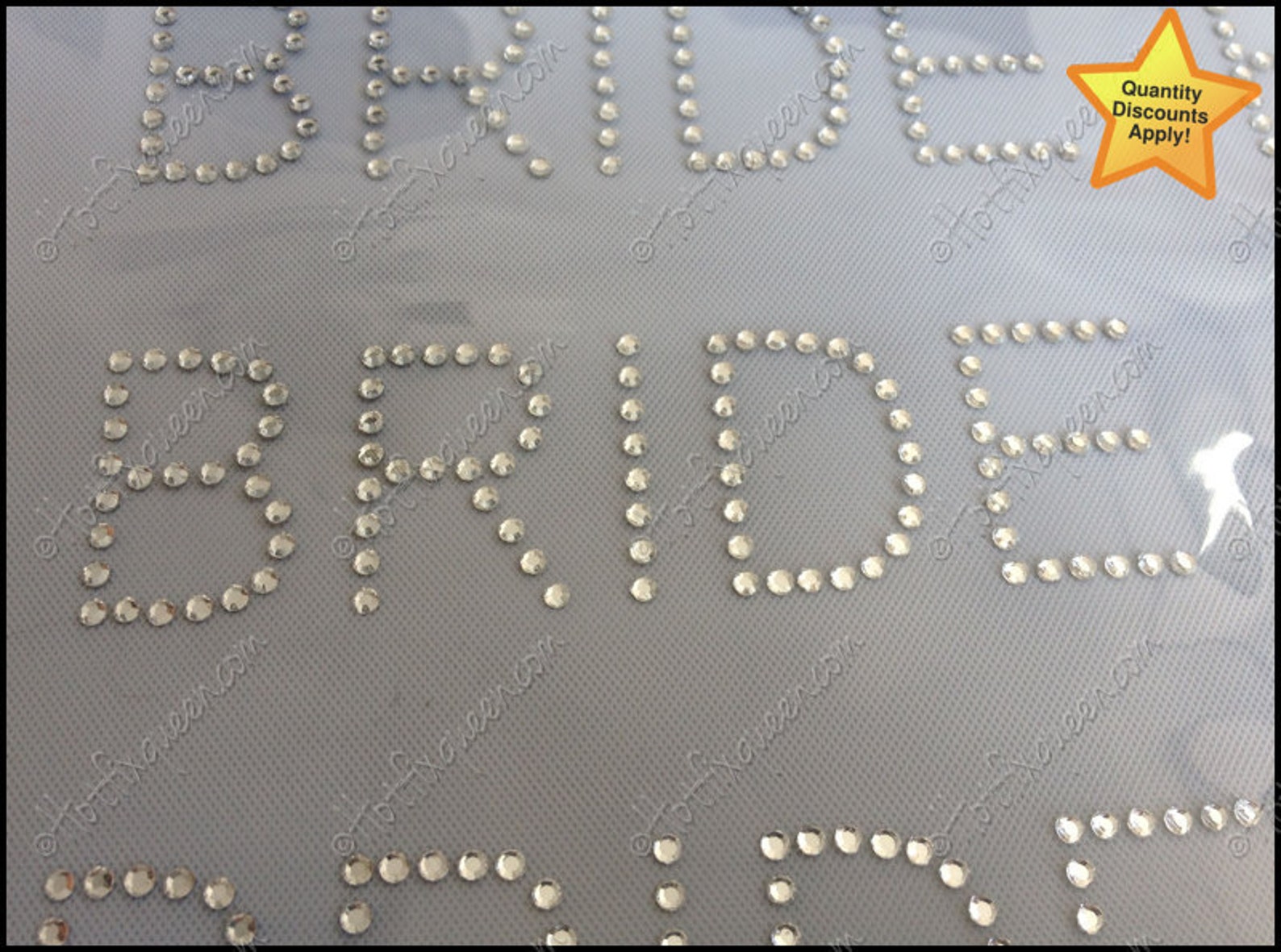 Bride Wedding Hotfix Iron On Rhinestone Shirt Transfer 1c13 Etsy