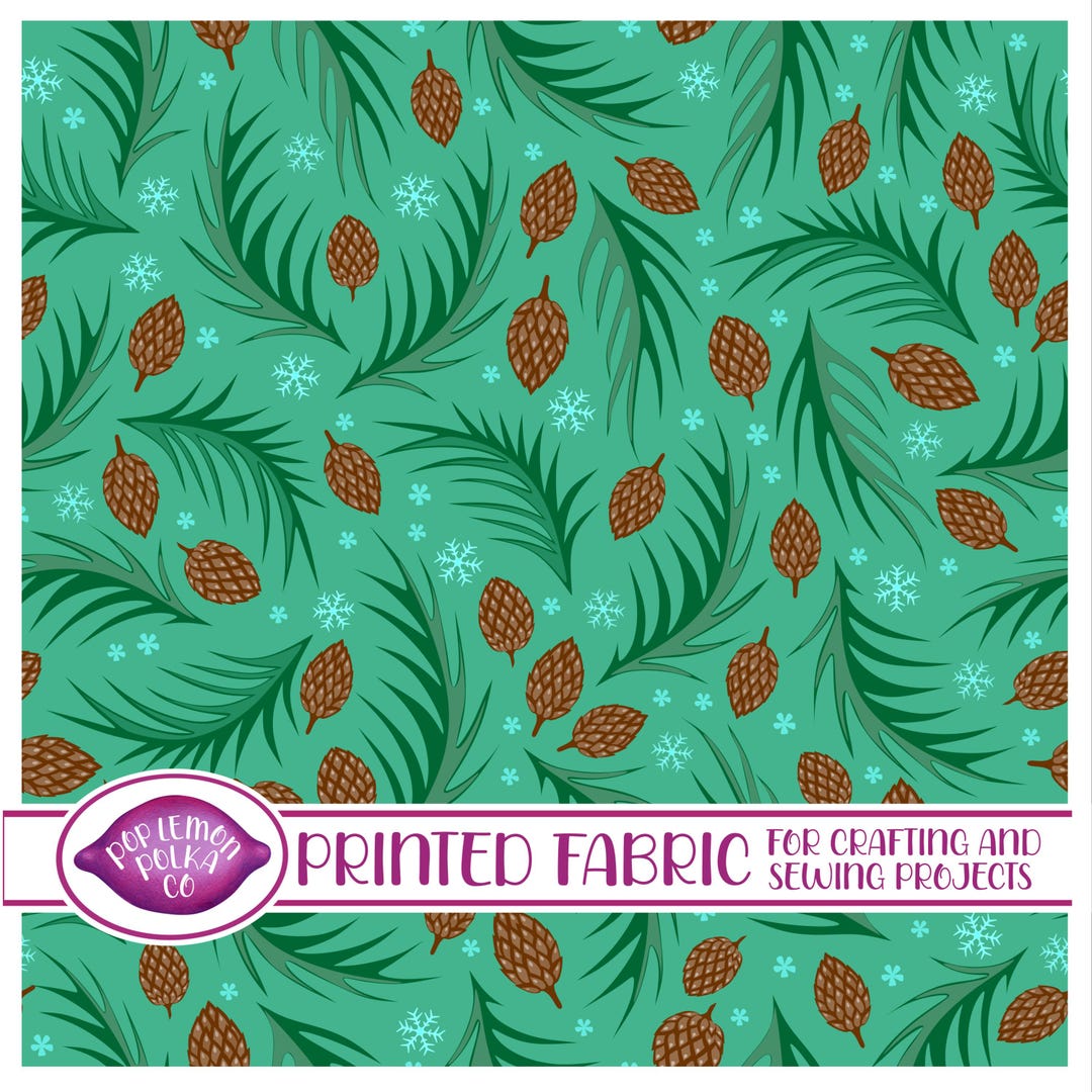 Printed Sewing Fabric for Crafting, Quilting and Dressmaking. Design ...
