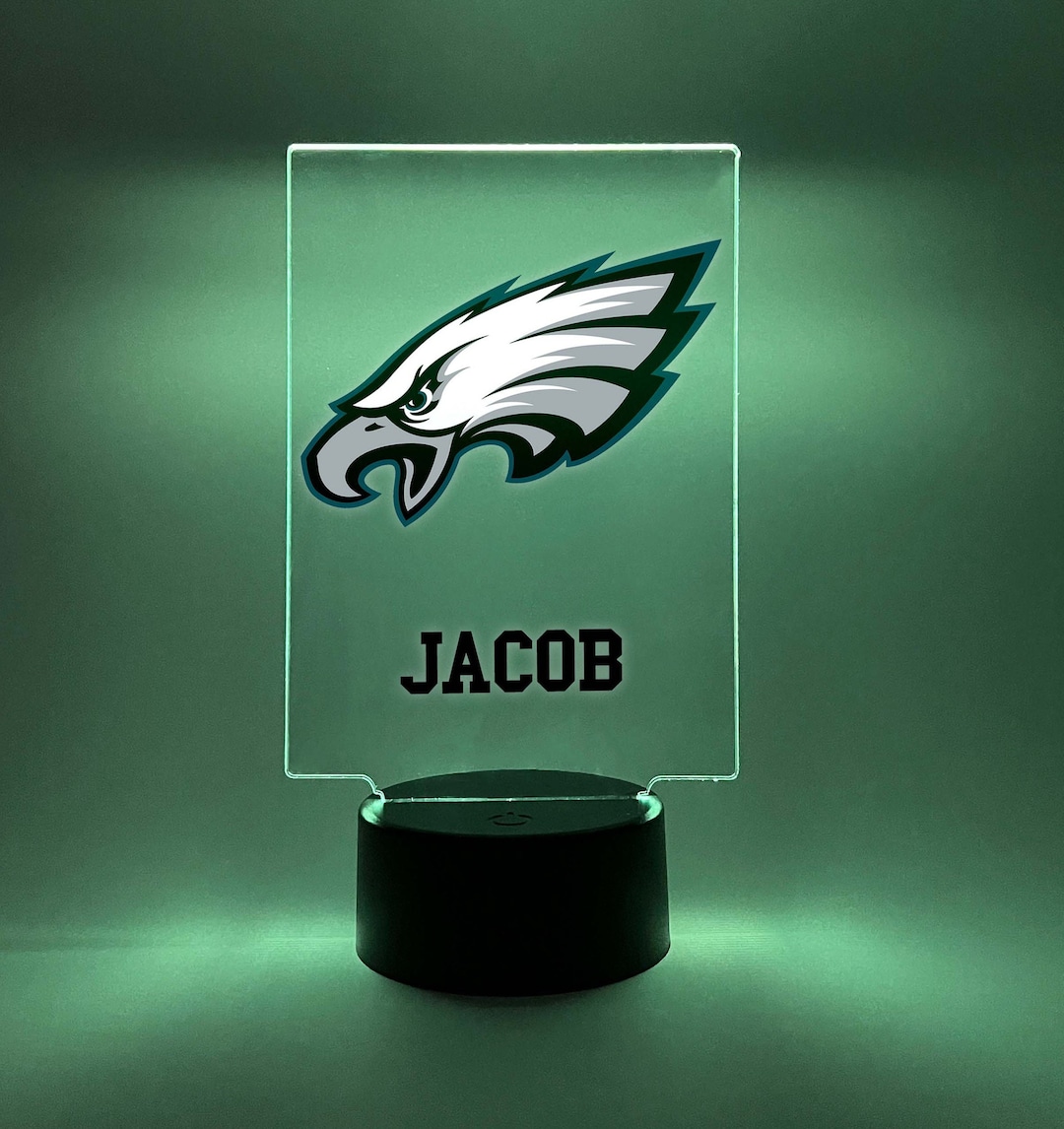Night Light up LED Table Desk Lamp American Football Fan Sports Team ...