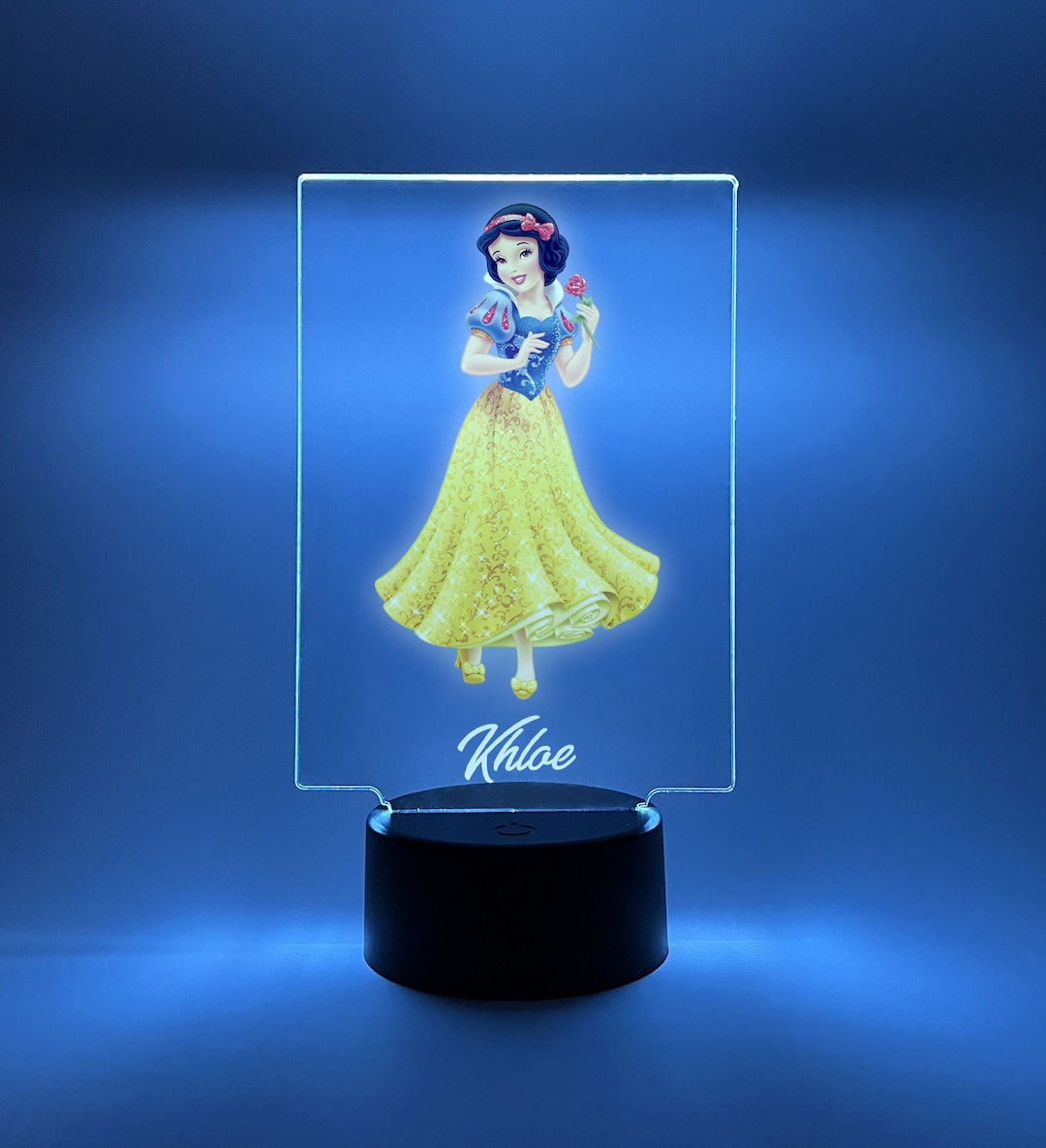 Snow White Night Light up LED Table Desk Lamp Princess Girls Room Decor ...