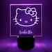 Cute Kitty Cat Night Light, Bedroom Decor, Custom Night Light, Kids ...