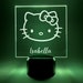 Cute Kitty Cat Night Light, Bedroom Decor, Custom Night Light, Kids ...