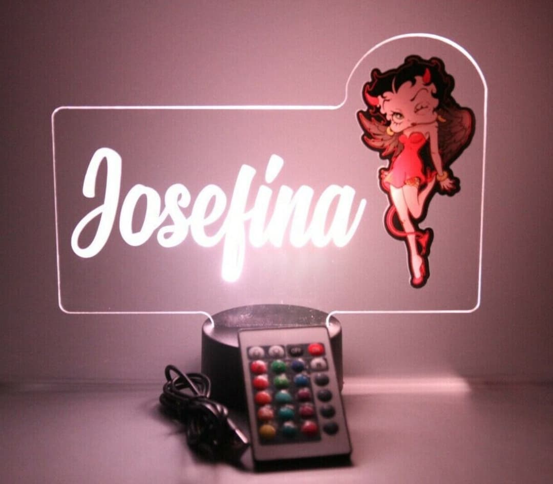 Betty Boop Boo Night Light up LED Table Lamp Energy Efficient Room ...