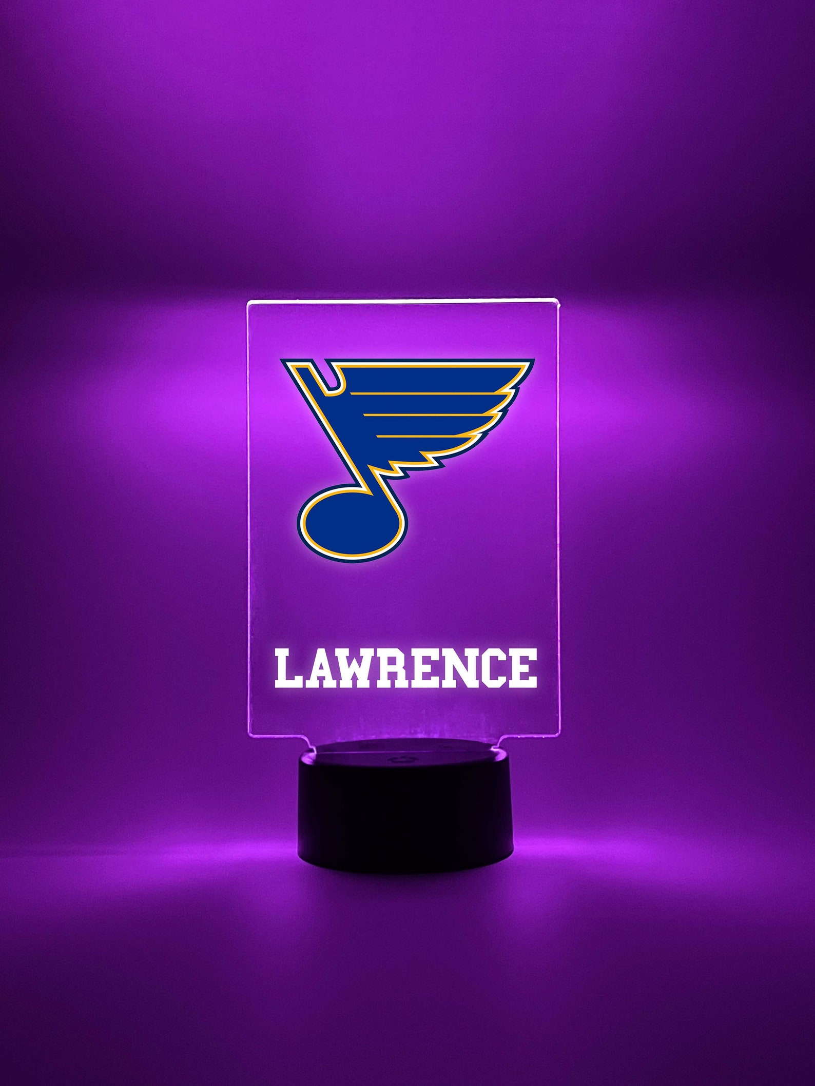 Night Light up LED Table Desk Lamp American Pro Hockey Player Fan ...