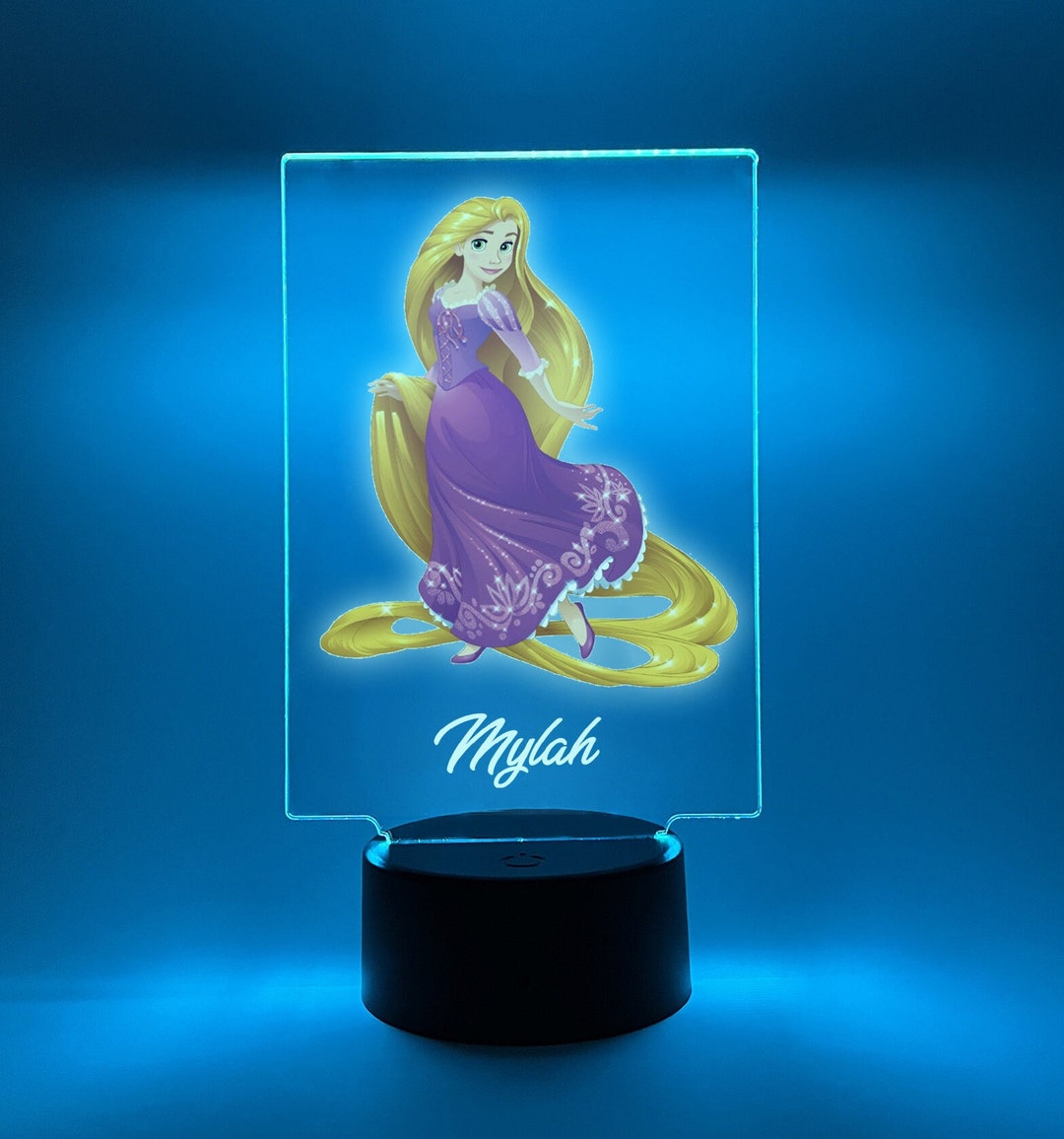 Princess Night Light up LED Table Lamp Princess Girls Room Decor ...
