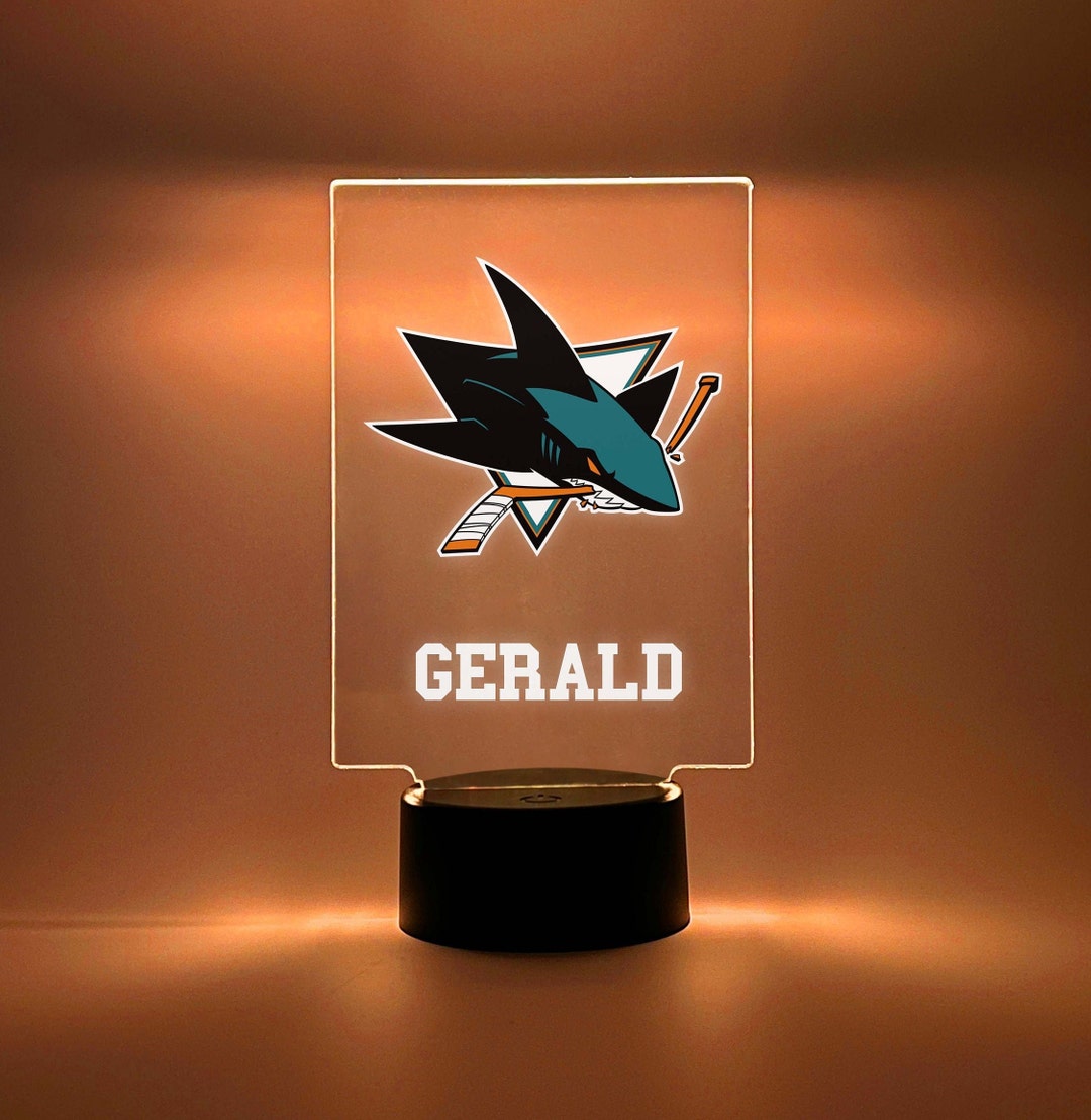 Night Light up LED Table Desk Lamp American Pro Hockey Player Fan ...