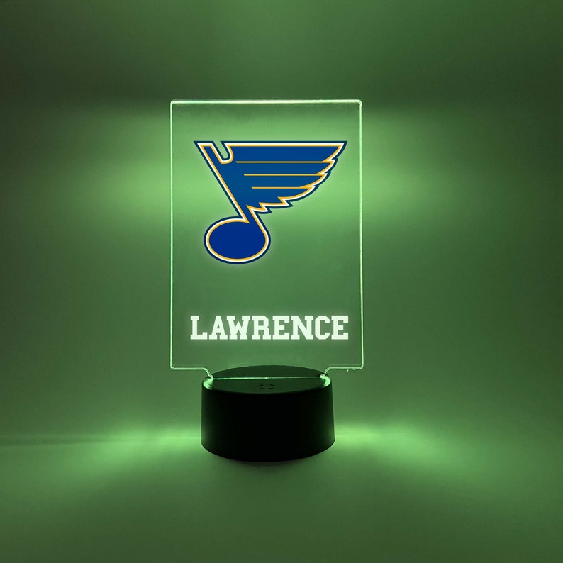 Night Light up LED Table Desk Lamp American Pro Hockey Player Fan ...