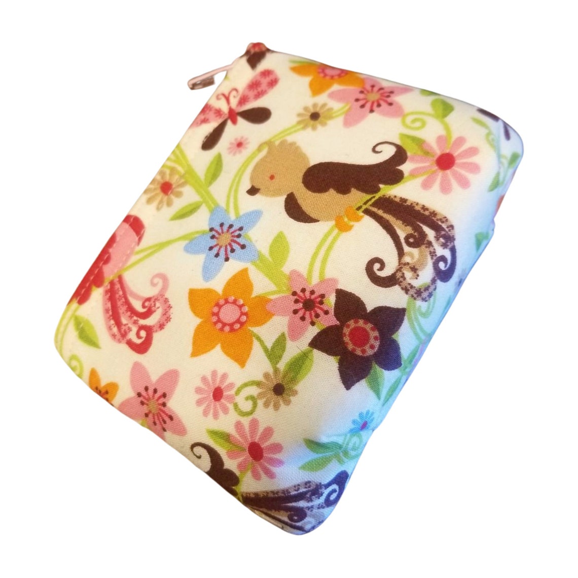 Three Piece Set- Woodland Collection Mini Zipper Pouch TRIO - Cute Coin ...