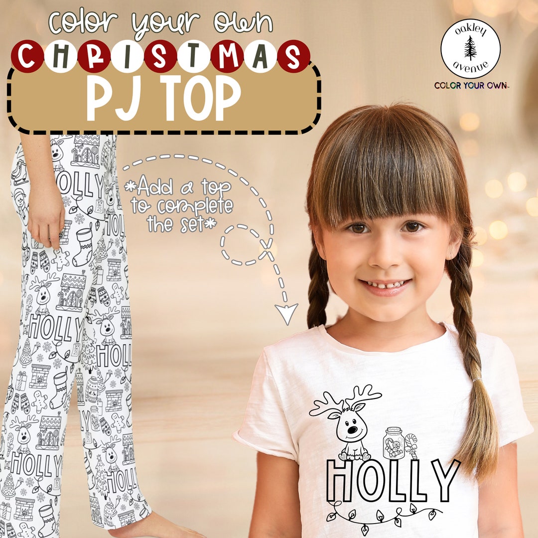 Christmas Countdown Personalized Youth Pajama Advent Calendar Holiday ...