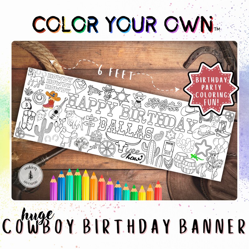 Cowboy Birthday - Etsy