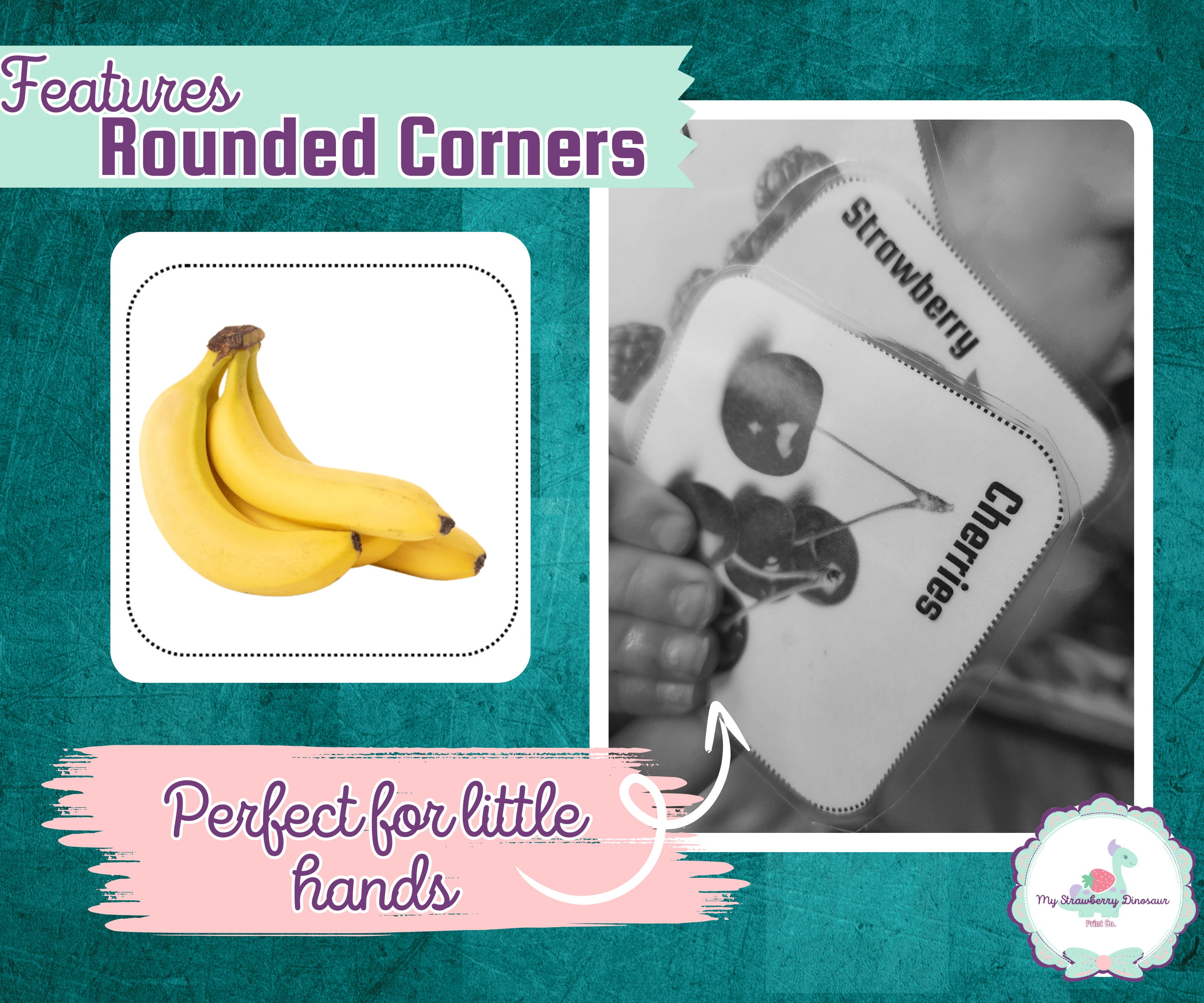 Color Sorting Cards Fruit Montessori Color Matching Cards Toddler ...