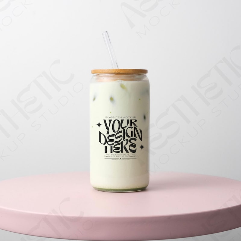 Matcha Coffee Mockup - Etsy