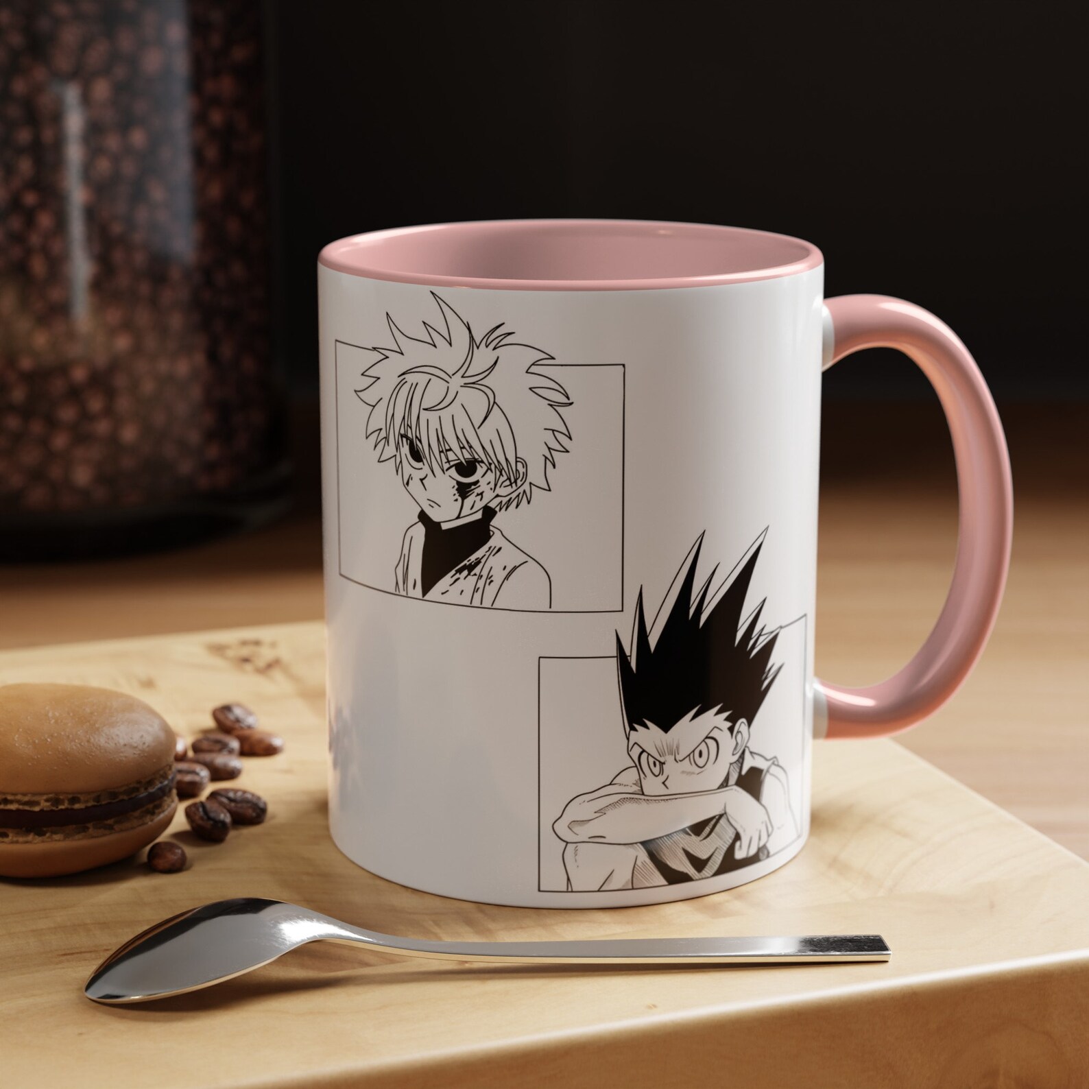 Anime Mug, Anime Coffee Cup, Hunter X Hunter Anime Gift, Gon and Killua ...