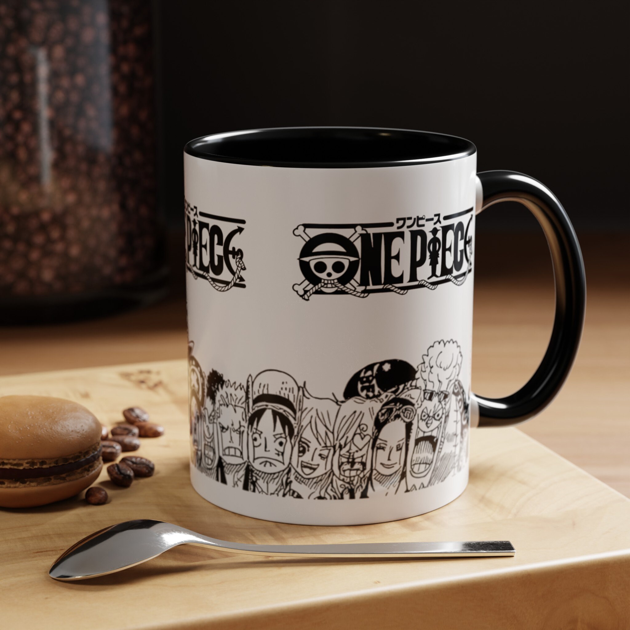 One Piece Crew Anime Mug ,anime Cute Funny Mug Coffee Cup, One Piece ...