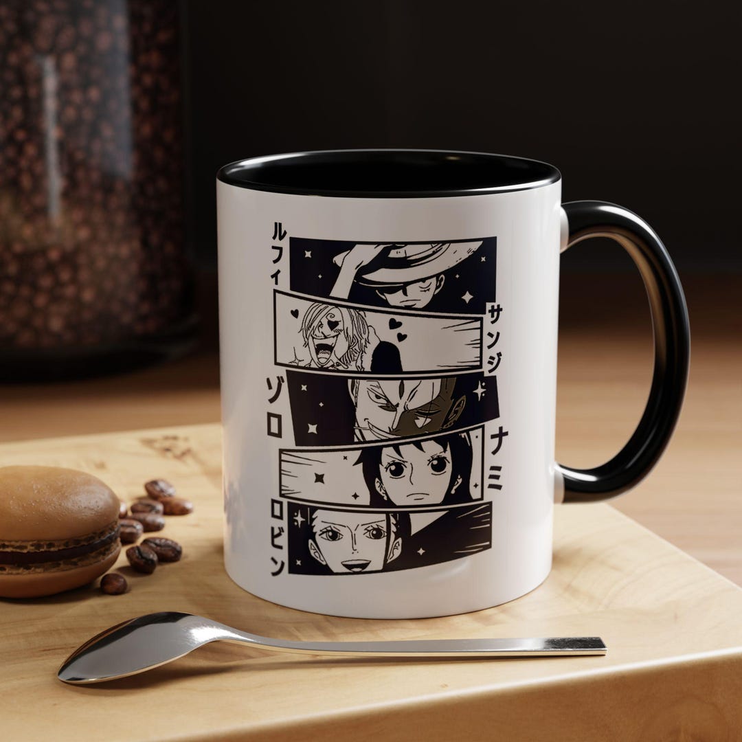 One Piece mugiwara Anime Mug, Luffy Zoro Anime Mug, One Piece Crew Mug ...
