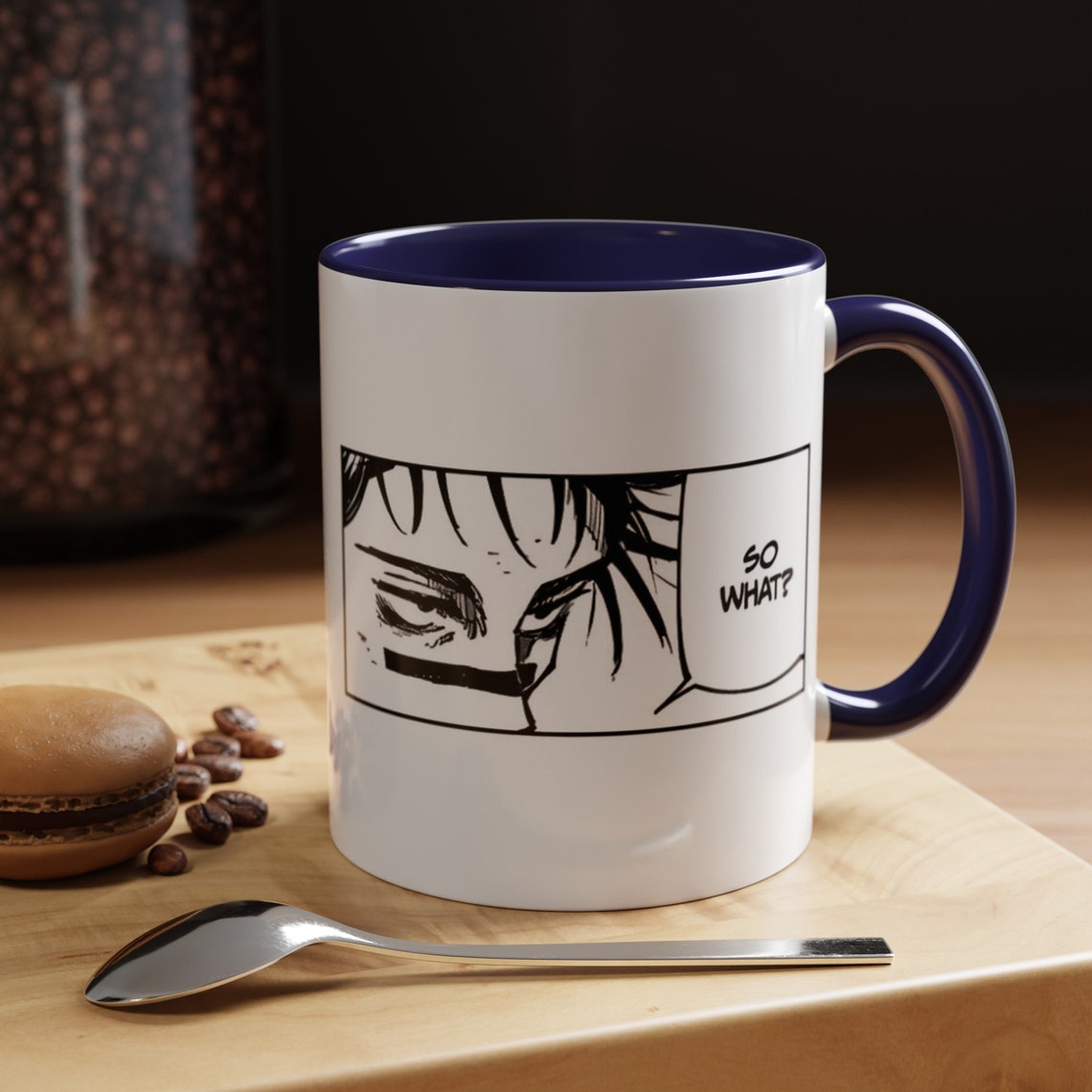 Jujutsu Kaisen Anime Mug, JJK Anime Quote so What , Anime Mug Gift ...