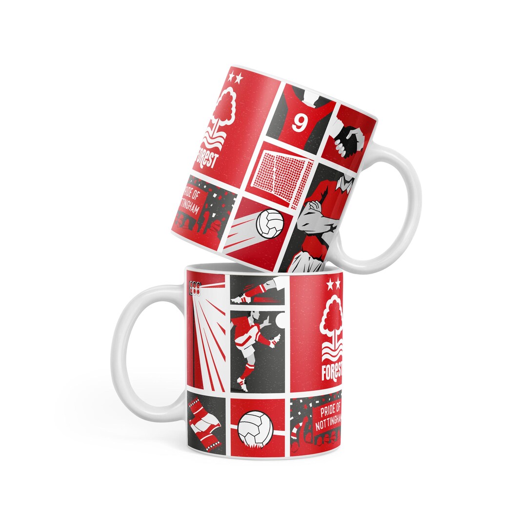 Nottingham Forest Montage Mug - Etsy UK